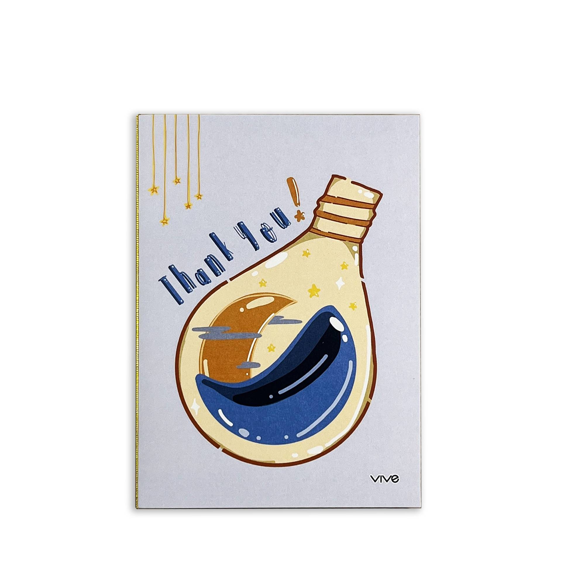 Vive | Thank You Card Moon Bulb